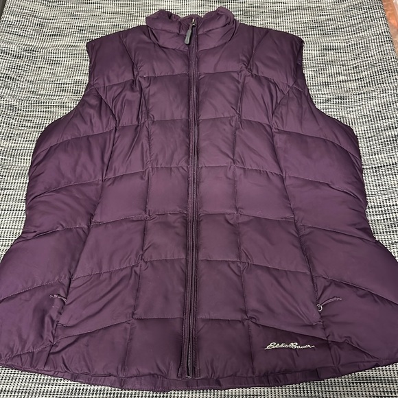 Eddie Bauer | Jackets & Coats | Eddie Bauer Purple Puffer Vestexcellent ...